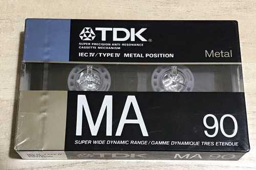 Аудиокассета TDK MA90 (Made in Japan) 1988 год