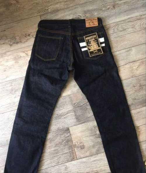Джинсы Momotaro jeans Zimbabwe Cotton Natural Tape