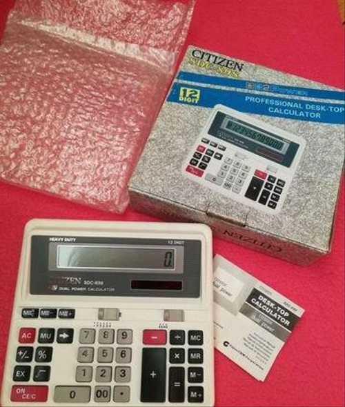 Калькулятор бухгалтерский Citizen SDC-898