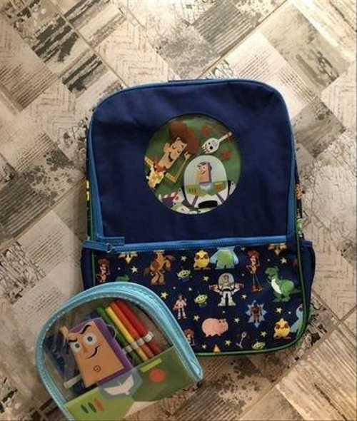 Disney рюкзак и пенал Истрия игрушек