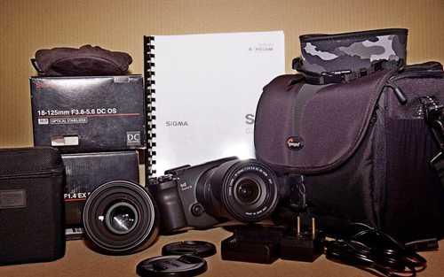Фотоаппарат Sigma SD Quattro H + объективы