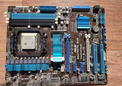 Связка Asus M4A79XTD EVO + phenom II X6 1055T + 8G