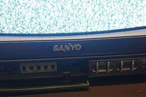 Телевизор Sanyo с ЭЛТ диагональ 35 см мультисистем