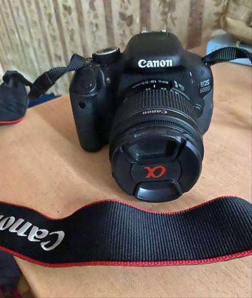 Ваш зеркальный фотоаппарат Canon EOS 600D с сумкой
