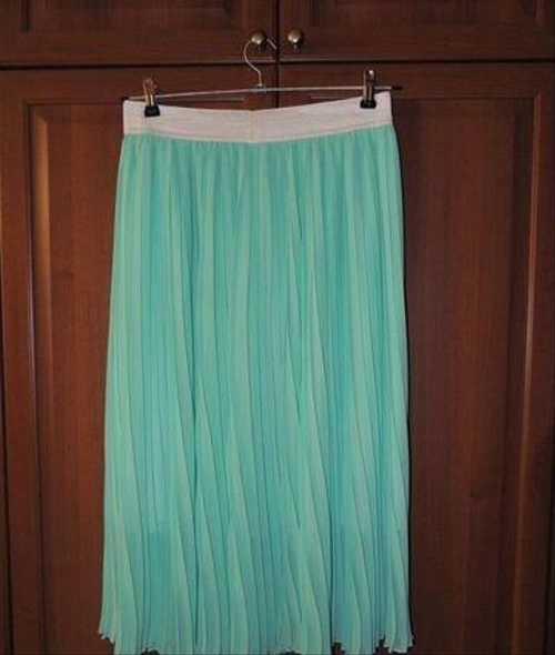 Плиссированная юбка длинная