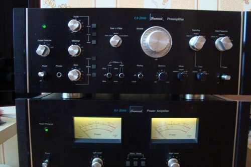 Винтажные усилители sansui CA-2000 / BA-2000