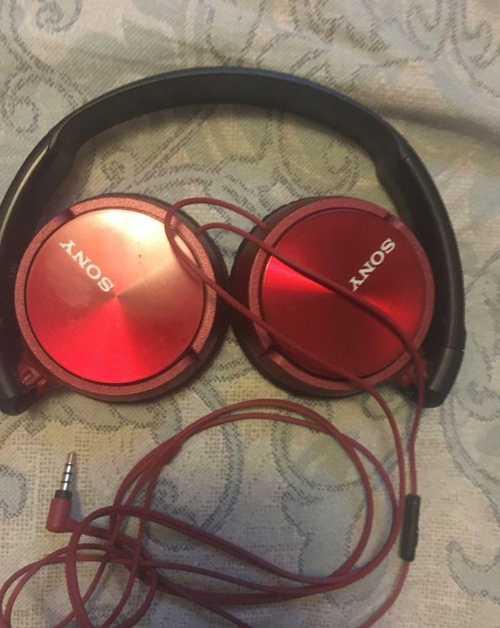 Наушники Sony MDR-ZX310 red