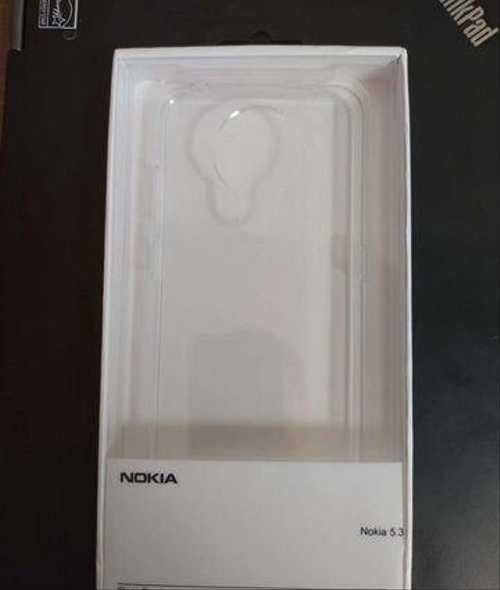 Прозрачный чехол Nokia 5.3, новый
