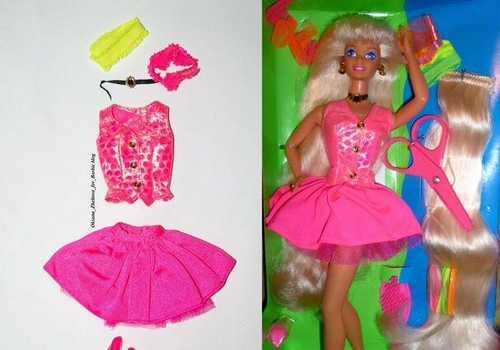 Аутфит и аксы от куклы Barbie cut and style 1994
