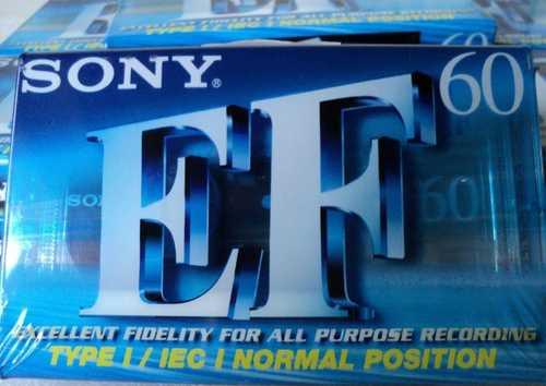 Sony EF запечатанные компакт-кассеты