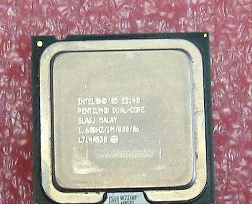 Pentium Dual-Core E2140 SLA3J Socket 775 1.6Ghz | Festima.Ru - Мониторинг объявлений