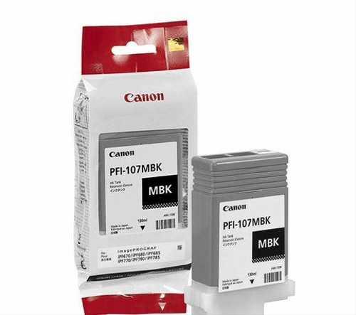 Струйный картридж Canon PFI-107Mbk (6704B001) Matt