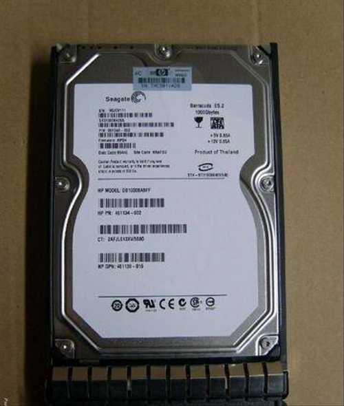 Жесткий диск HP 1Tb 461137-B21 461289-001