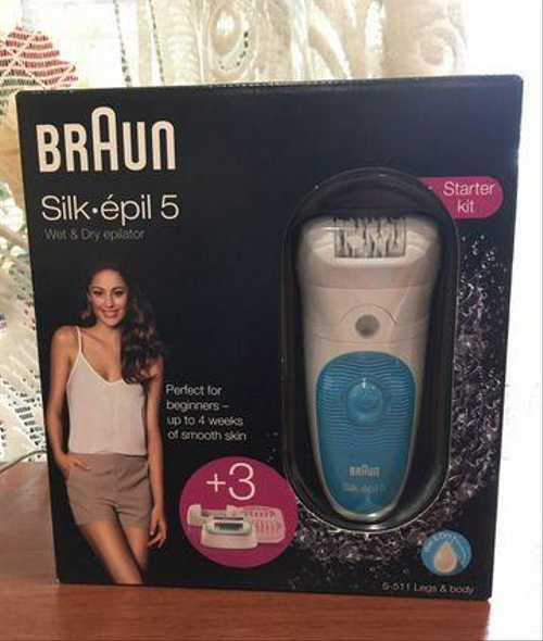 Эпилятор braun silk epil 7 для сухой и влажной эпиляции