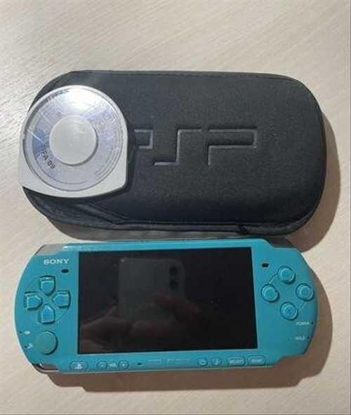 Sony PSP UMD голубая (бирюзовая)