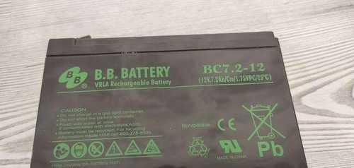 Аккумуляторная батарея B.B. Battery BC 7,2-12