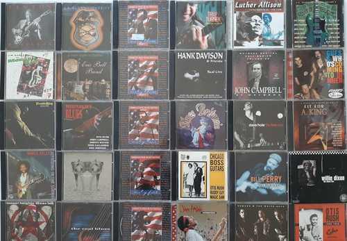 CD blues,Blues-rock,jazz,Smoth-jazz фирменные