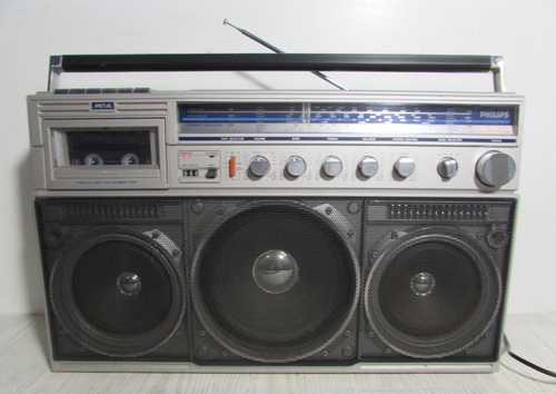 Philips D 8444 Магнитола Singapore 1983г