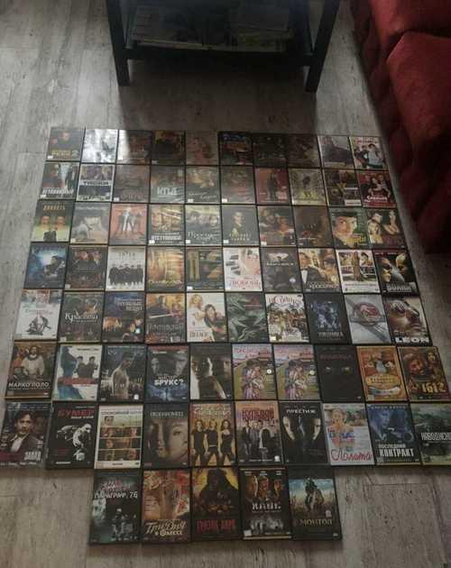 Коллекция DVD фильмов (76 штук)