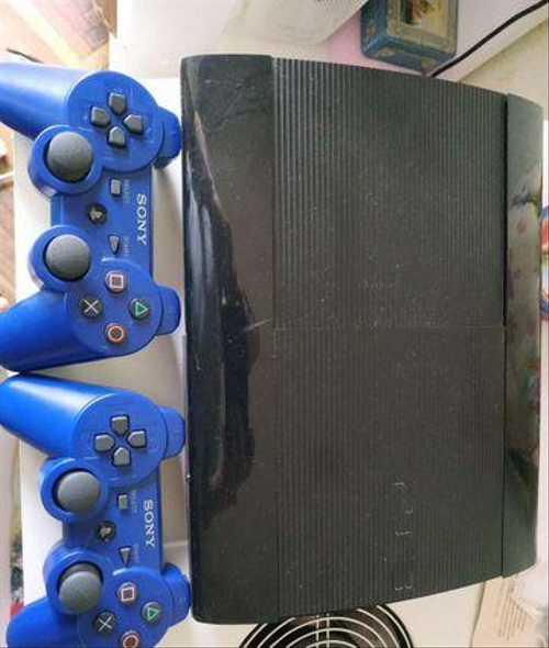 PS3 500Gb + 2 джойстика