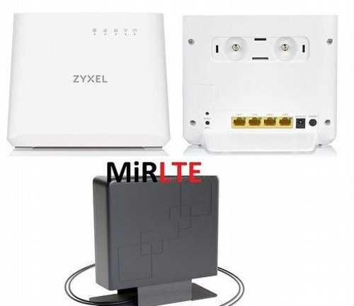 Роутер zyxel LTE3202-M430 с настольной MiMo