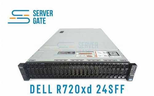 Сервер dell R720xd 24SFF 2x E5-2650v2 16GB