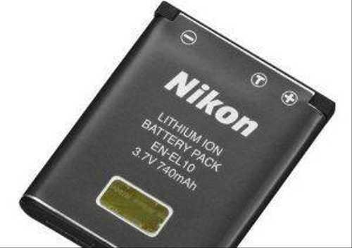 Аккумулятор Nikon EN-EL10 740 mAh Новый