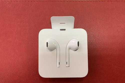 Наушники оригинал новые Apple EarPods (Lightning)