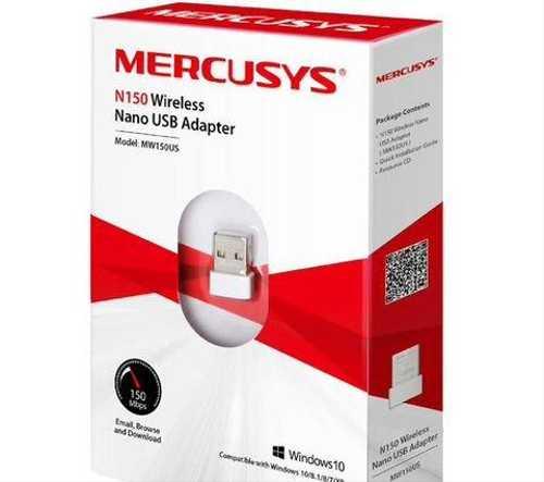 Сетевой адаптер WiFi mercusys MW150US USB 2.0