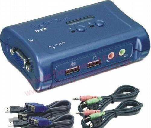 Kvm переключатель trendnet TK-209k