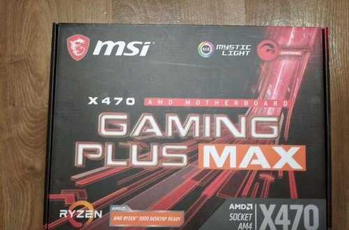 Материнская плата am4 MSI X470 Gaming Plus Max