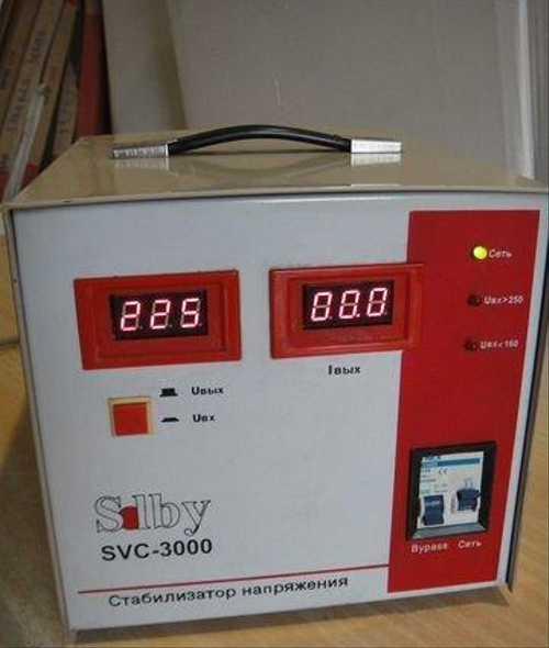 Стабилизатор напряжения Solby 3 кВт (SVC-3000)