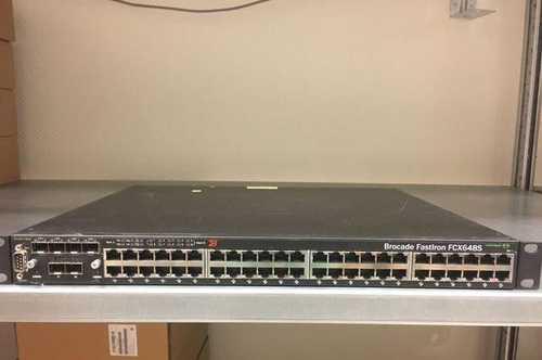 Коммутатор Brocade FastIron FCX648S 48-port