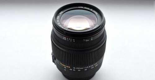 Sigma 18 200 mm HSM II для Nikon - обьектив