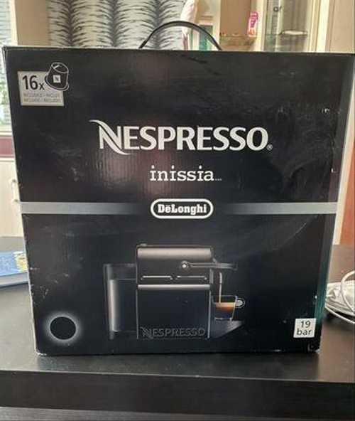 Кофемашина delonghi nespresso inissia