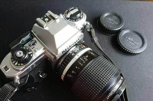 Фотоаппарат Nikon FG объектив Nikon Zoom 36-72