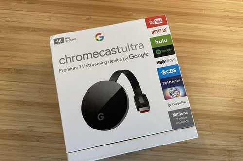Медиа-приставка Google Chromecast Ultra