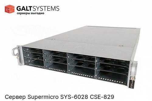 Сервер Supermicro SYS-6028 CSE-829 1xE5-2609v4 8GB