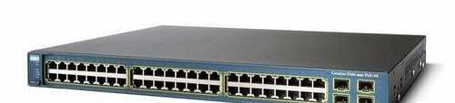 Коммутатор Cisco Catalyst WS-C3560-48PS-S б/у
