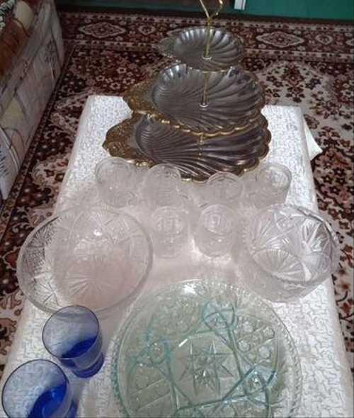 Посуда хрусталь стекло металл