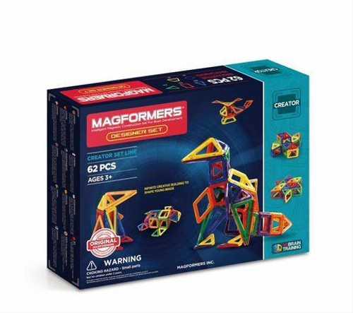 Магнитный конструктор Magformers Дизайнер сет, 62 элемента (703002)