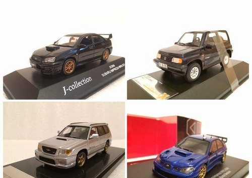 Качественные модели авто Suzuki и Subaru 1:43 от