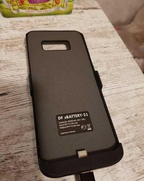 Чехол аккумулятор для Samsung s8 plus DF sBattery