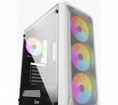 Корпус для пк с RGB новый Powercase Rhombus X4