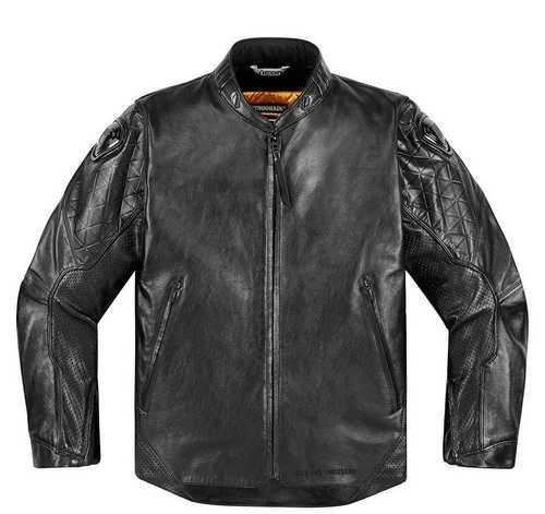 Мотокуртка Кожаная Icon Retrograde 1000 Jacket / Ч