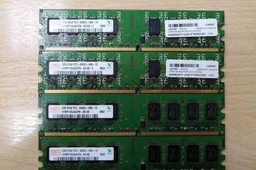Оперативная память DDR2 Hynix 8Gb(4x2Gb) 800MHz