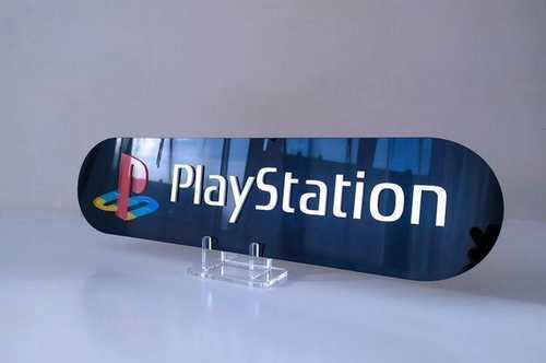 Sony Playstation PSX классический знак на полку