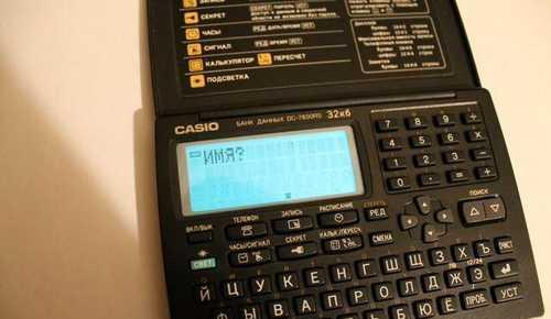 Банк данных Casio DC-7800RS