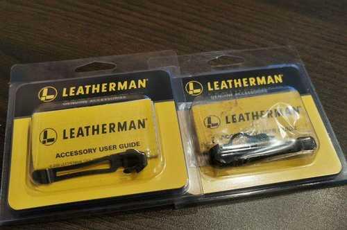Leatherman клипса и кольцо сербрист и черная Новые