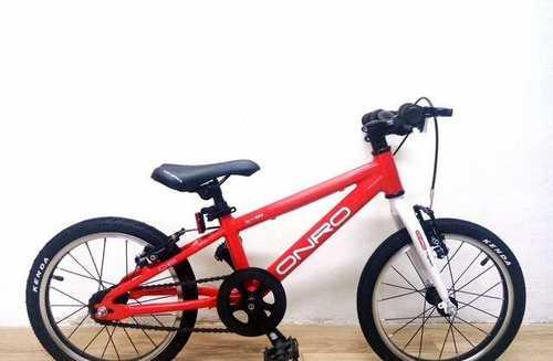 Легкий детский велосипед Onro 16 red